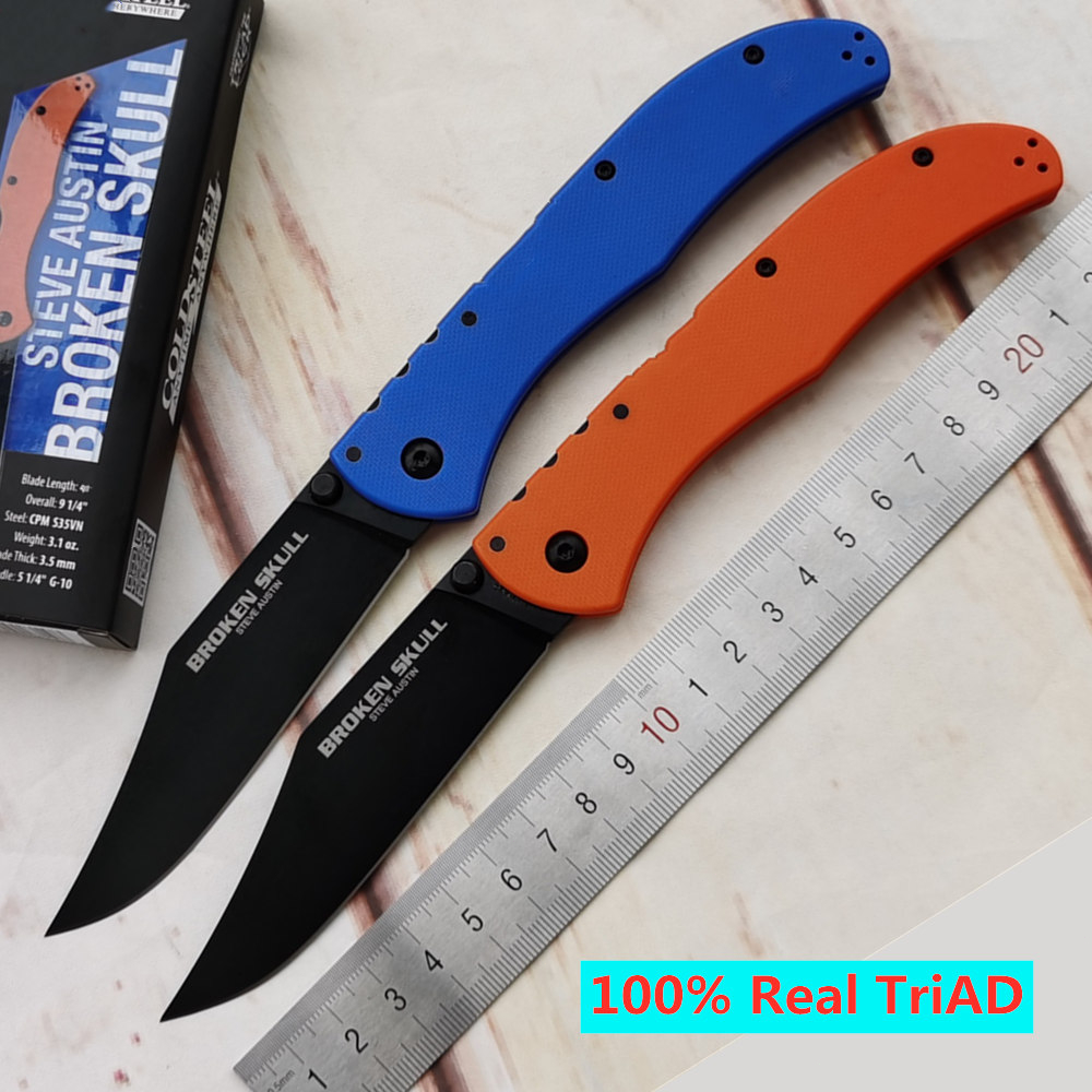 Cold Steel TriAD Broken Skull Mark XHP Blade G10 Handle Copper Washer ...