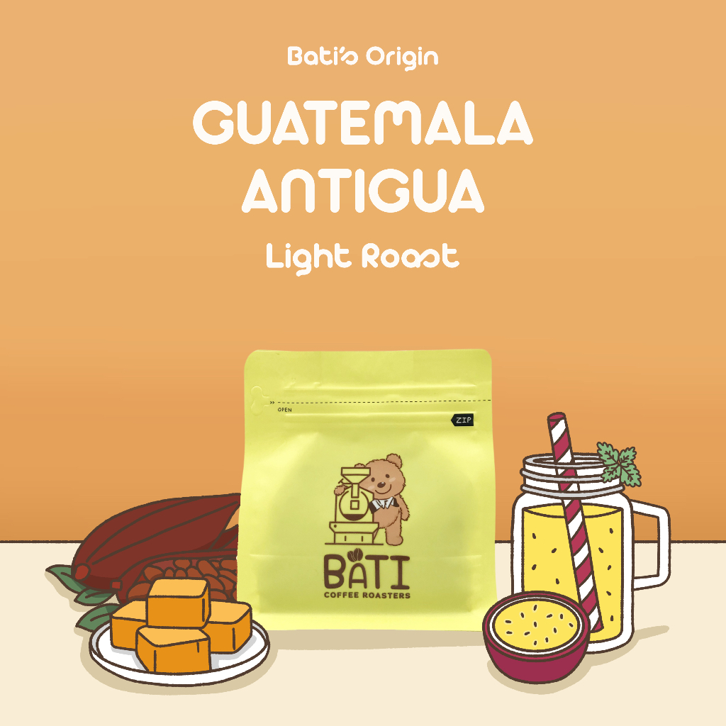 Bati Coffee Roasters เมล็ดกาแฟ คั่วอ่อน - BATI'S GUATEMALA ANTIGUA SHB ...