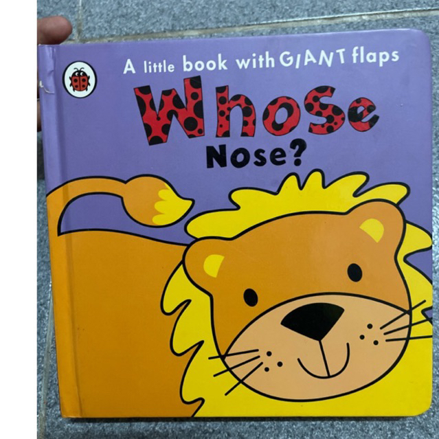 Whose Nose? A little book with G/ANT flaps หนังสือนิทานภาษาอังกฤษ มือ ...