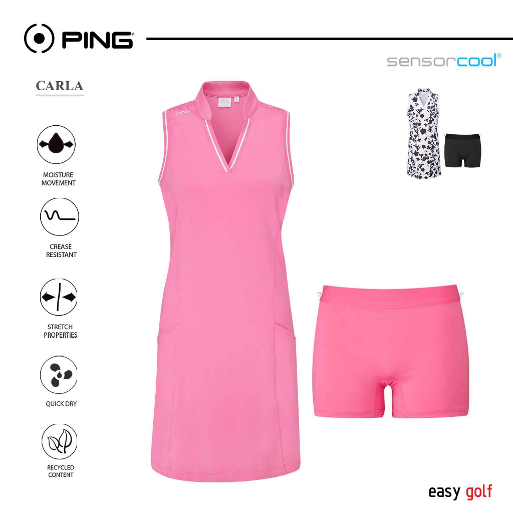 PING CARLA DRESS PING WOMEN'S DRESS ชุดกระโปรงกอล์ฟผู้หญิง | Shopee ...