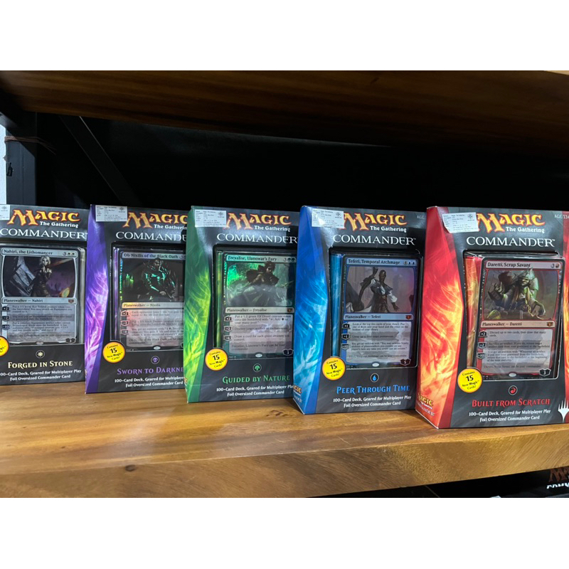 MTG Commander Decks 2014 , Built from Scratch , Forged in Stone, Guided ...