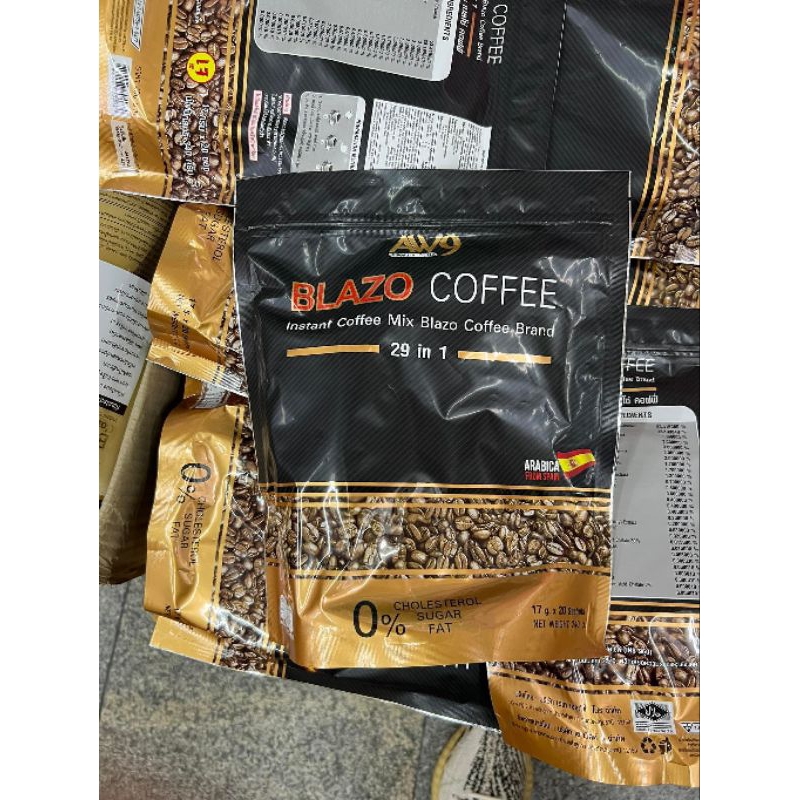 กาแฟเบลโซ่ กาแฟเพื่อสุขภาพ BLAZO Coffee(1ห่อ20ซอง) | Shopee Thailand