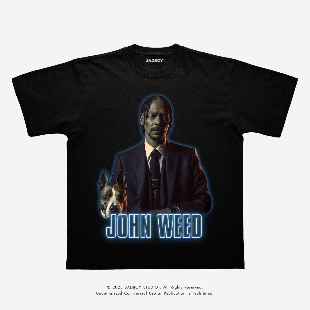 SADBOY® | JOHN WEED | Semi-Oversized | 100% Organic Cotton | Shopee ...