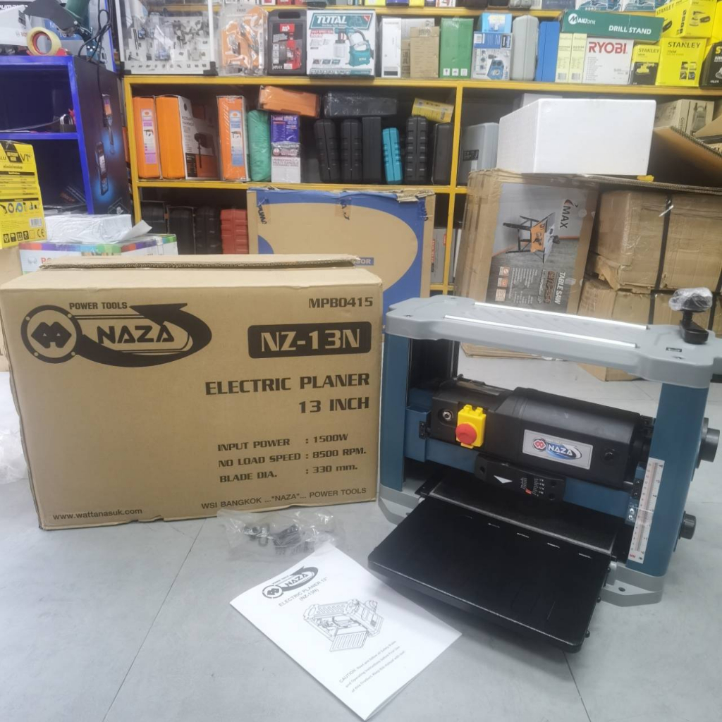 พร้อมส่งมาก NZ-13N แท่นรีดไม้ กบไฟฟ้า 13 นิ้ว 1500วัต์ อะไหล่พร้อม ของแท้ naza ตัวแทนจำหน่านย ...