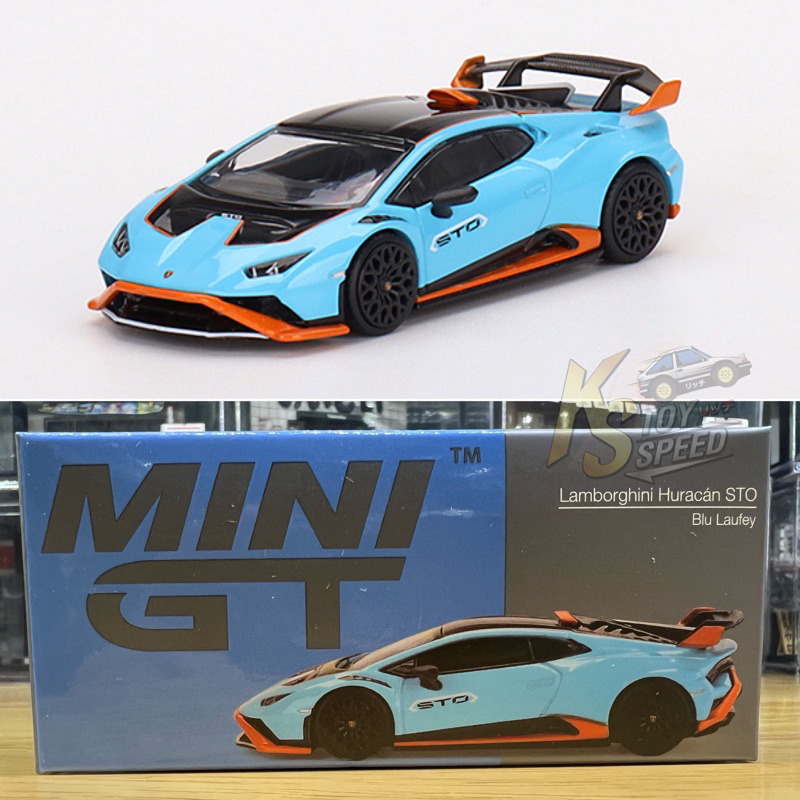 MINI GT Lamborghini Huracán STO Blu Laufey | Shopee Thailand