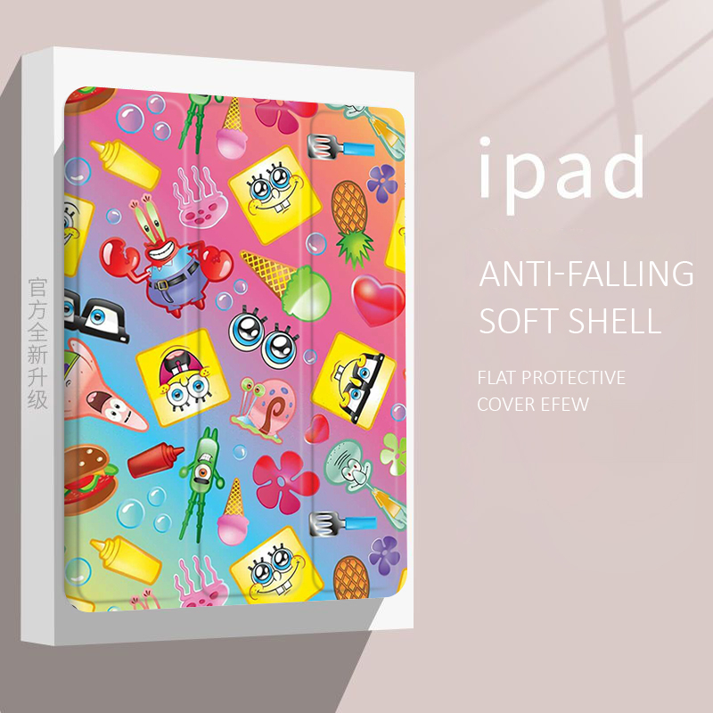 เคสไอแพด mini 4 5 6 air 4 5 gen6 SpongeBob graffiti เคสไอแพด gen10 ...
