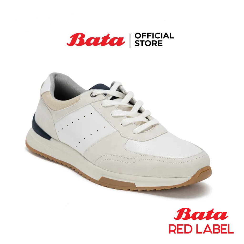 Bata Red Label บาจา รองเท้าผ้าใบ สนีกเกอร์ รองเท้าผ้าใบลำลอง แบบผูกเชือก สำหรับผู้ชาย รุ่น ...