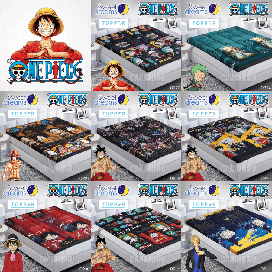 [9 ลาย] SWEET DREAMS Topper ท็อปเปอร์ 3.5ฟุต 5ฟุต 6ฟุต วันพีช One Piece ...
