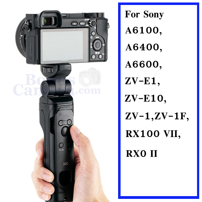 กริ๊ปจับถือถ่ายวิดีโอพร้อมรีโมท Sony A6100,A6400,A6600,ZV-E1,ZV-E10,ZV-1,ZV-1F,FX3,FX30 แทน GP ...