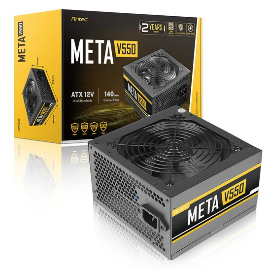 POWER SUPPLY (อุปกรณ์จ่ายไฟ) ANTEC META V550 550W ประกัน 2 ปี | Shopee ...