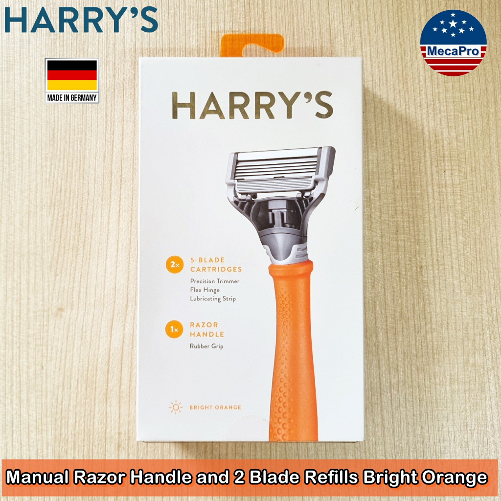 Harry's® Manual Razor Handle and 2 Blade Refills ชุดมีดโกน มีดโกนหนวด ...