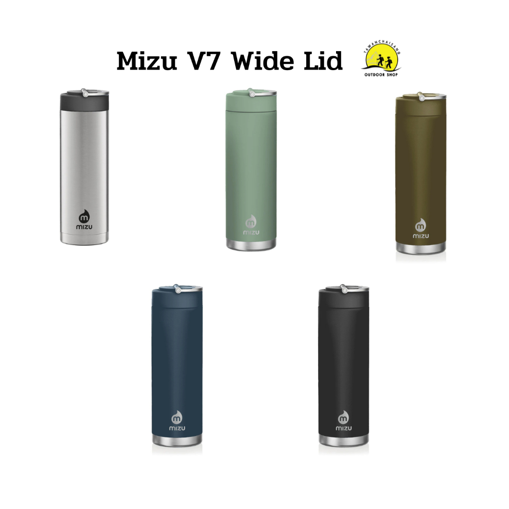 Mizu V7 Wide Lid ขวดน้ำสแตนเลสสองชั้น | Shopee Thailand