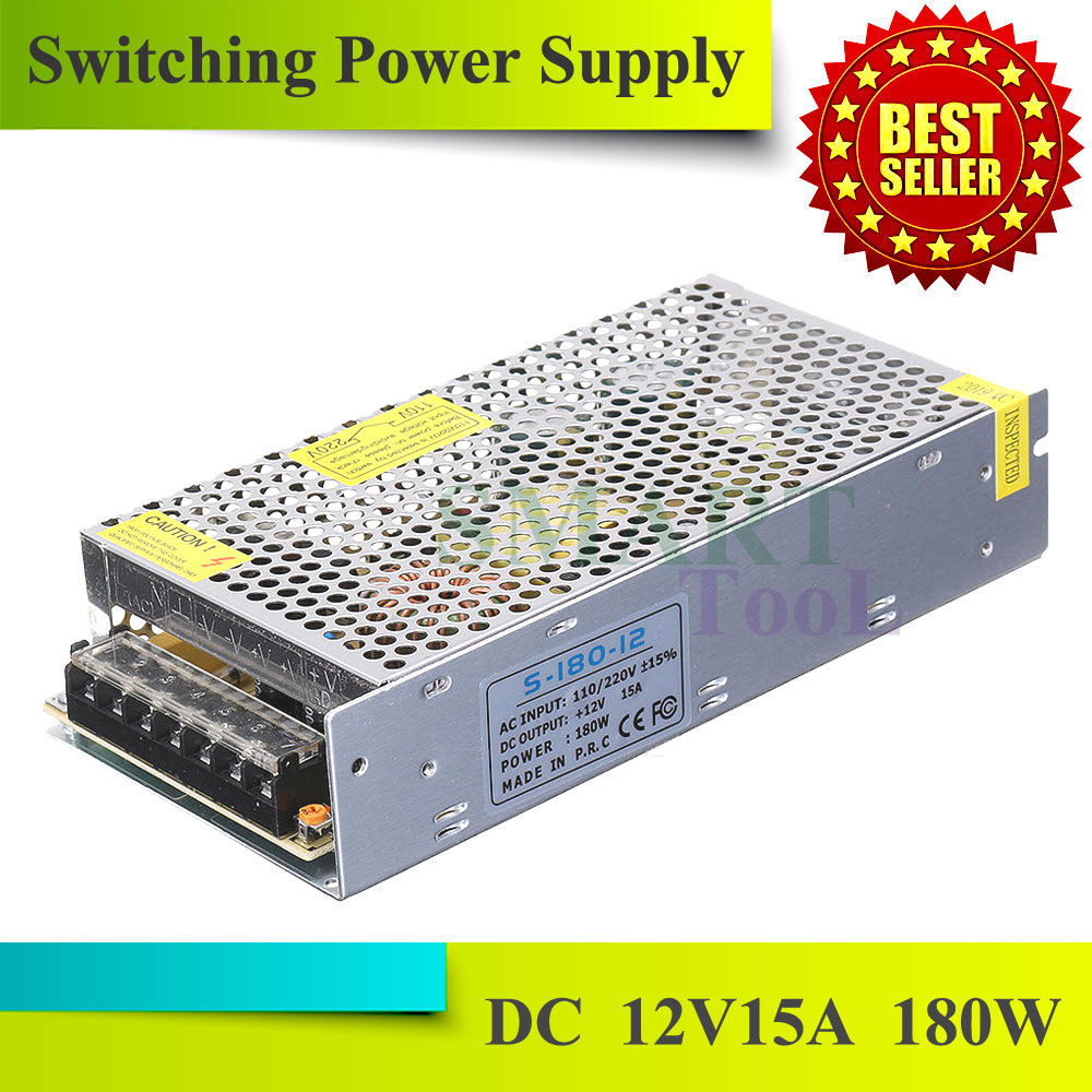 12V 15A 180W Switching Power Supply สวิตชิ่งเพาเวอร์ซัพพลาย สวิทชิ่ง เพาวเวอร์ ซัพพลาย หม้อแปลง ...