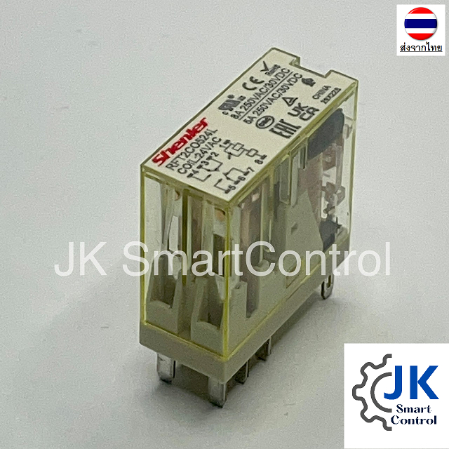 Power Relay Module : พาวเวอร์ รีเลย์ อุตสาหกรรม Coil 24VDC 2NO/2NC Load ...