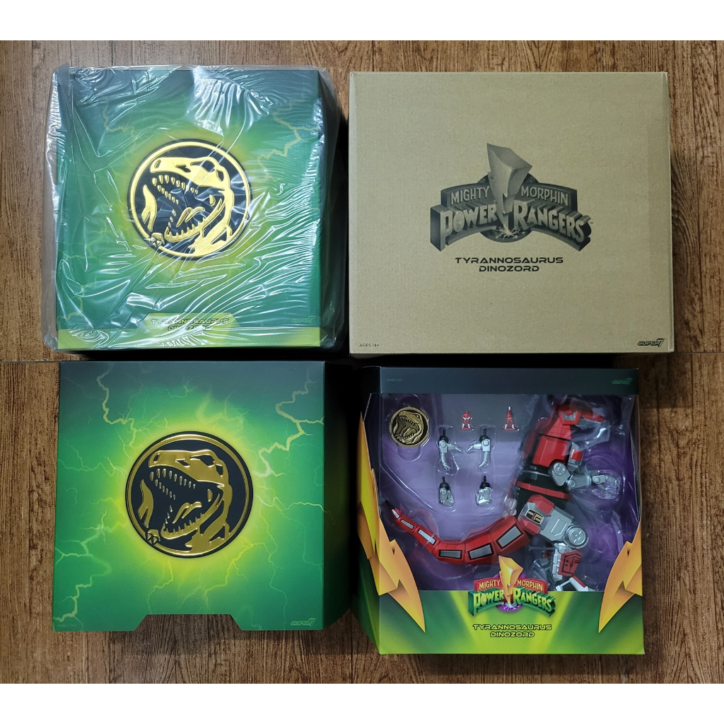 Super7 Mighty Morphin Power Rangers Ultimates Wave 1 Tyrannosaurus ...