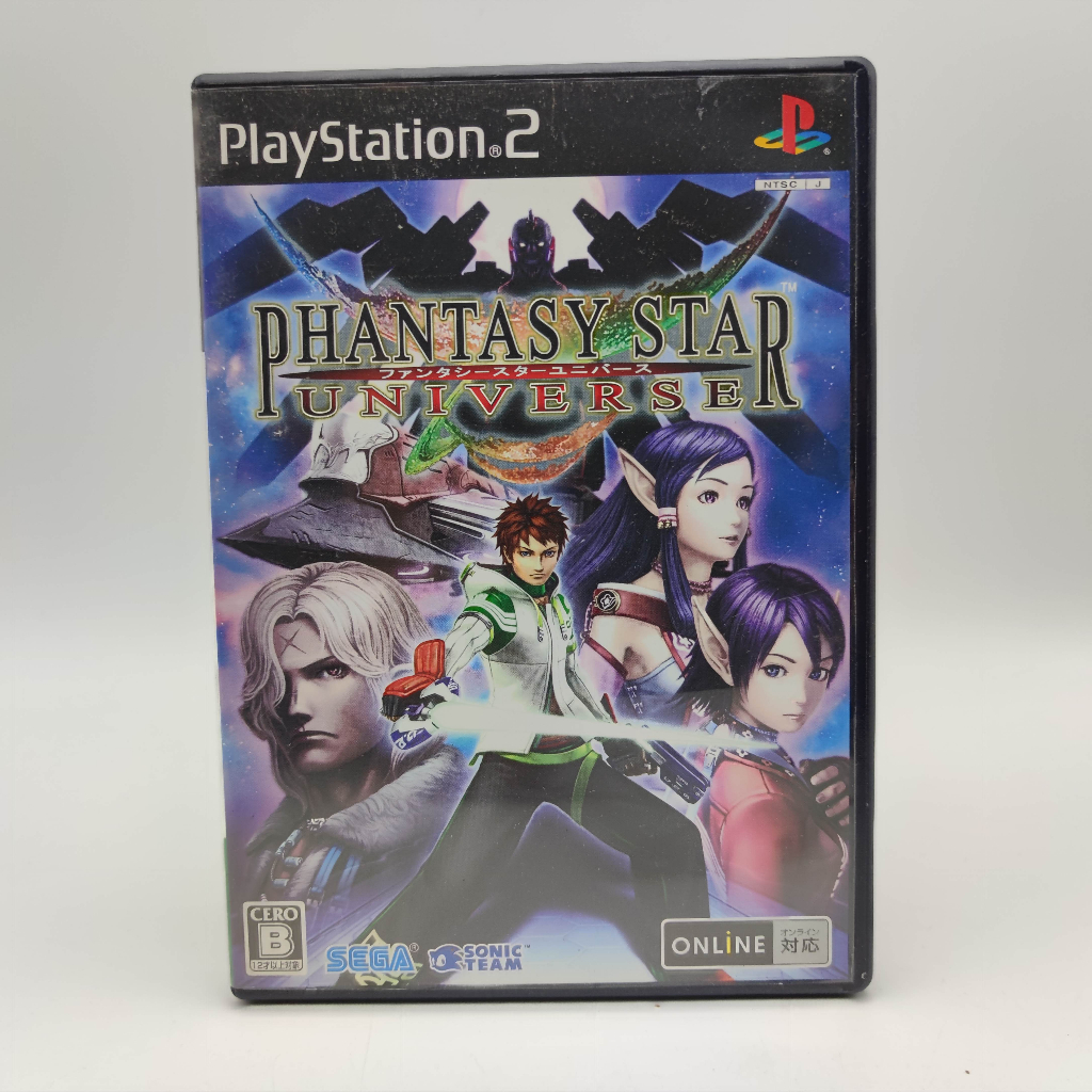Phantasy Star Universe แผ่นแท้ PlayStation 2 PS2 แผ่นสภาพดี มีกล่องใส ...
