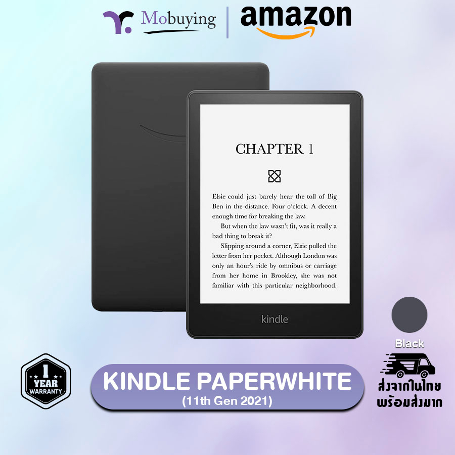 เครื่องอ่านหนังสือ Amazon Kindle Paperwhite 2021 8/32GB eBooks Reader ...
