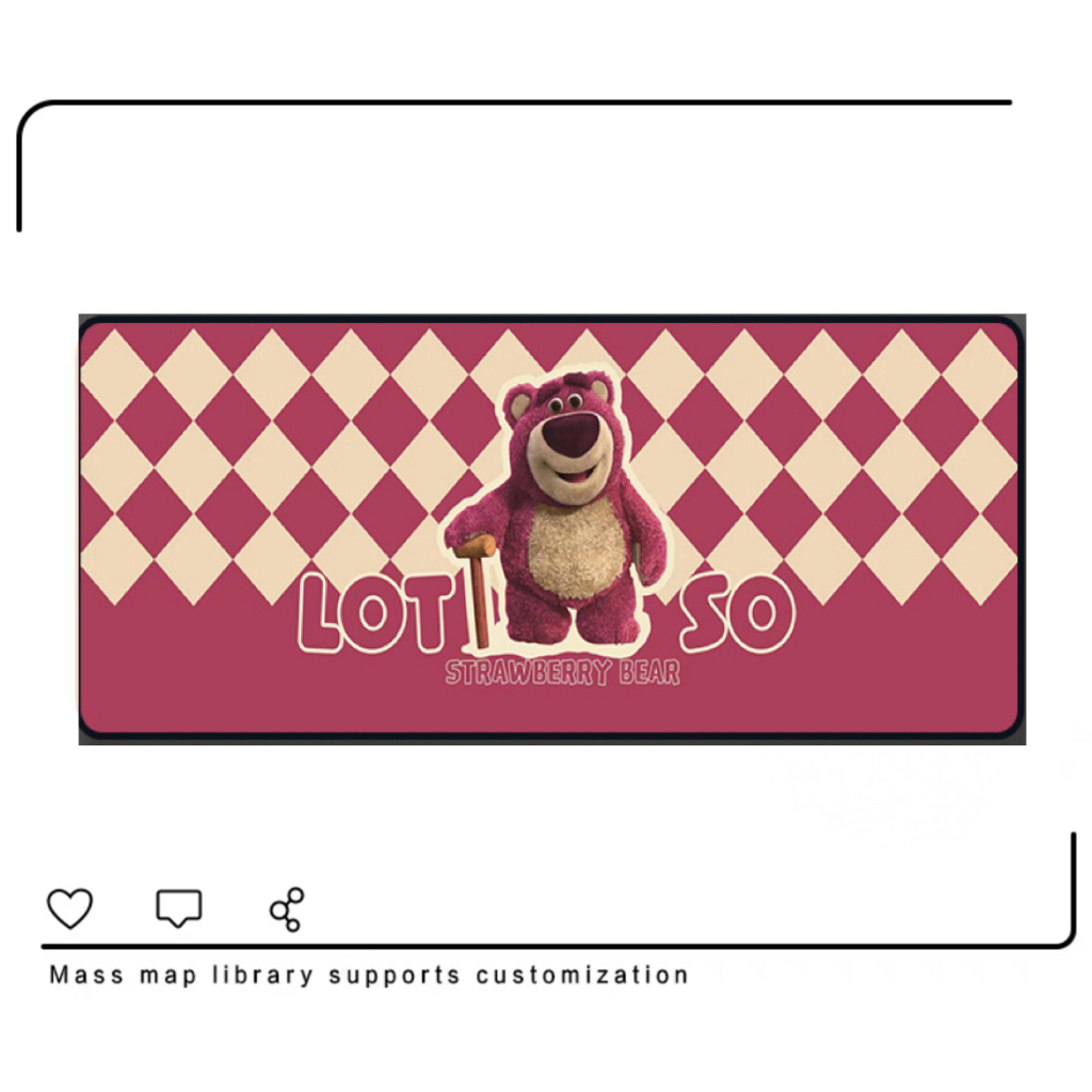 แผ่นรองเม้าส์ 80x30x3 ซม. แผ่นรองเม้าส์ลายการ์ตูน Mouse Pad แผ่นรอง ...