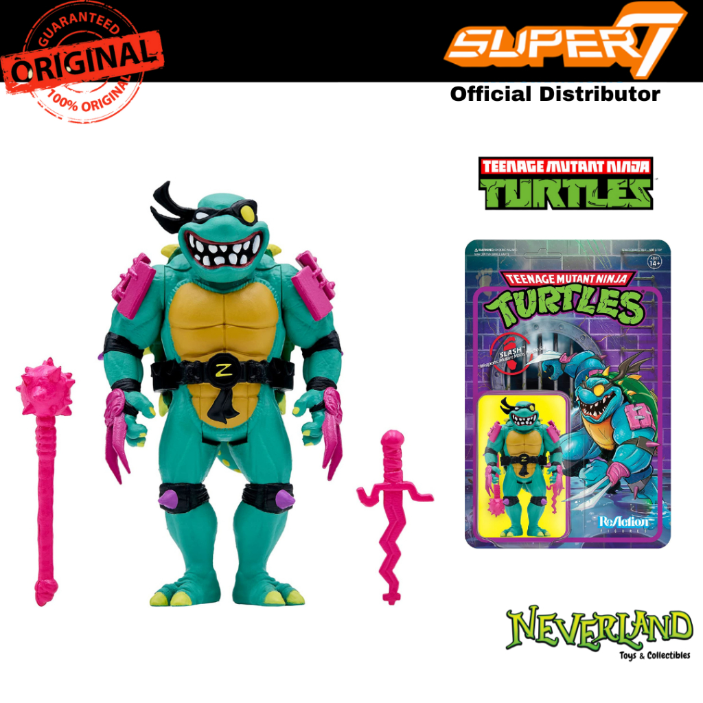 Super7 TMNT Slash Wave 4 Reaction Figure | Shopee Thailand
