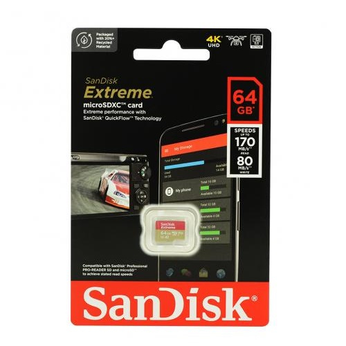 SanDisk 64GB Extreme Micro SDXC | Shopee Thailand
