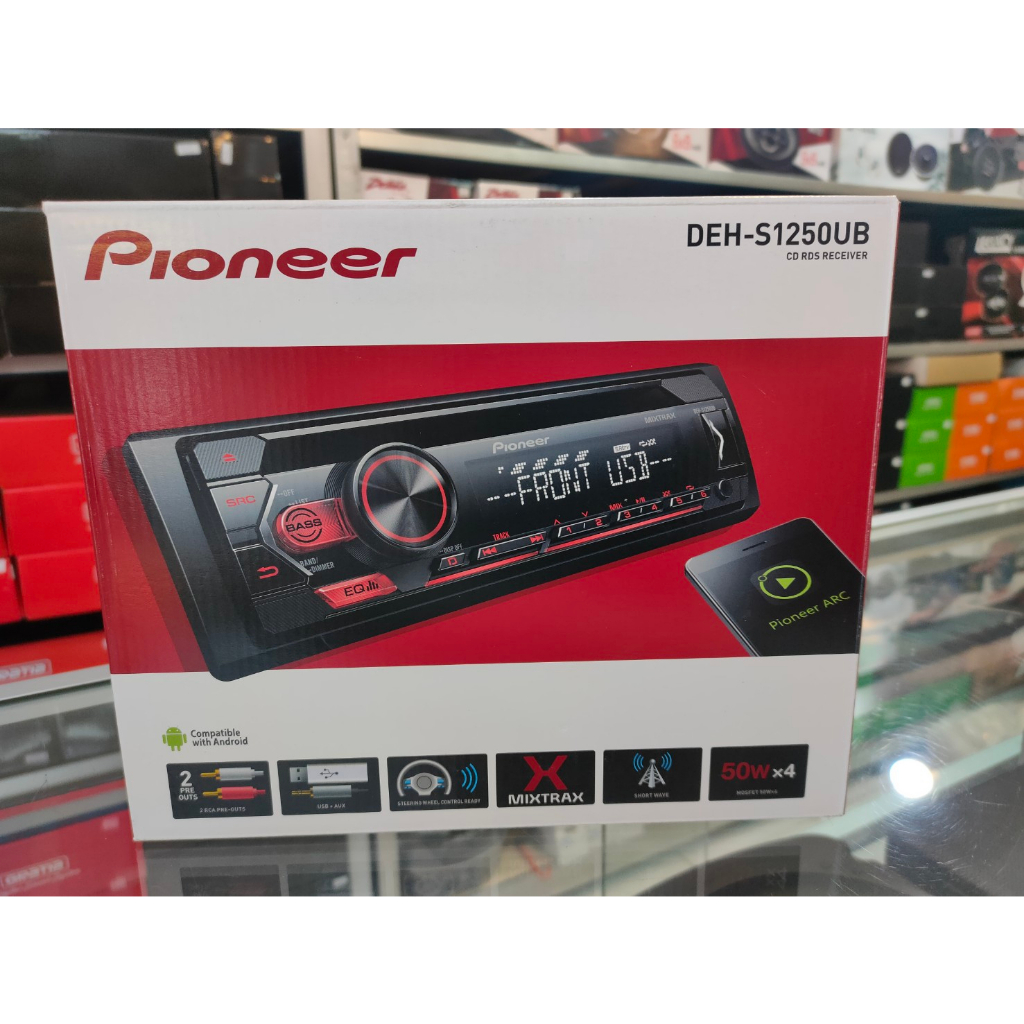 เครื่องเล่น PIONEER DEH-S1250UB วิทยุ / ซีดี /USB High speed รุ่นใหม่ล่าสุด | Shopee Thailand