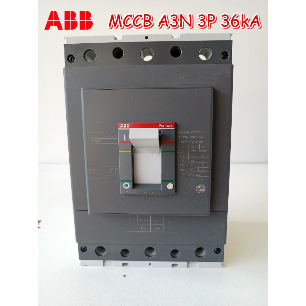 ABB MCCB Moulded-Case Circuit Breakers (MCCB) สวิทซ์ตัดตอนอัตโนมัติ, เซอร์กิตเบรกเกอร์ MCCB A3N ...
