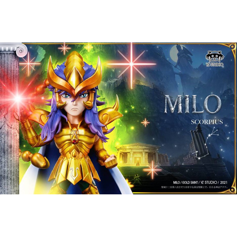 Resin WCF Saint Seiya - Scorpio Milo Gold Saints by YZ STUDIO | Shopee ...