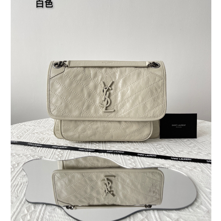 พรี ราคา11900 งานสูง Ysl Saint Laurent Niki 633158 หนังแท้ กระเป๋าสะพาย ...