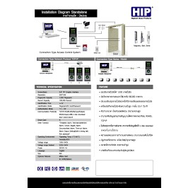 HIP CI690s เครื่องสแกนนิ้ว สแกนบัตร คุมประตูได้ ส่งเร็ว ส่งจาก กทม | Shopee Thailand