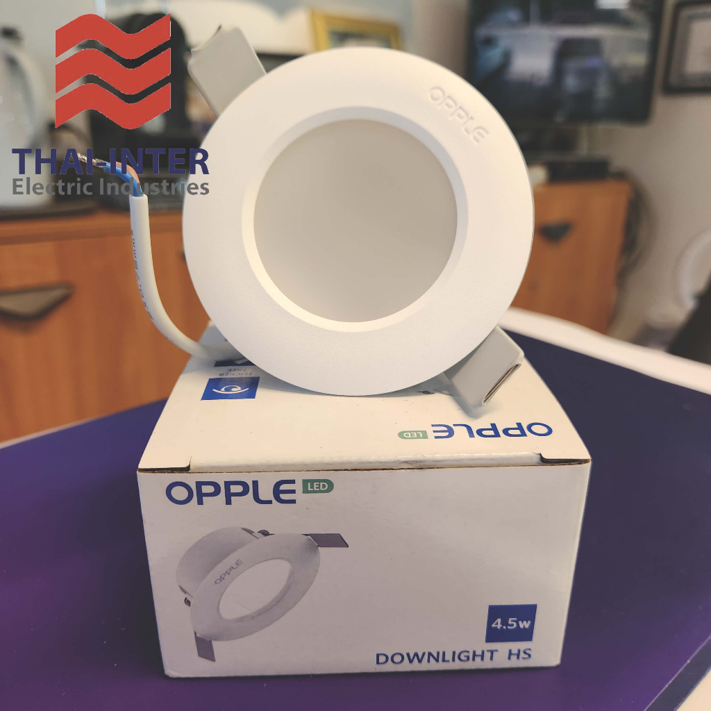 OPPLE โคมดาวไลท์ LED ฝังฝ้า 3.5นิ้ว 4.5 วัตต์ แสงวอร์ม DL-RC-HS ...