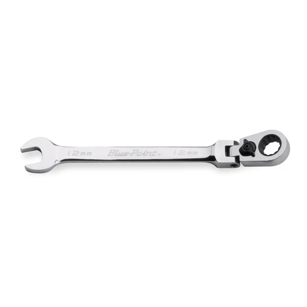 BLUE-POINT NO.BOERMF12A Wrench Metric Flex Head Ratcheting Box/Open End ...