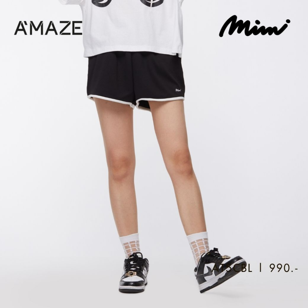 MIMI PANTS กางเกงขาสั้นทรงสปอร์ต (AT5CBL) | Shopee Thailand