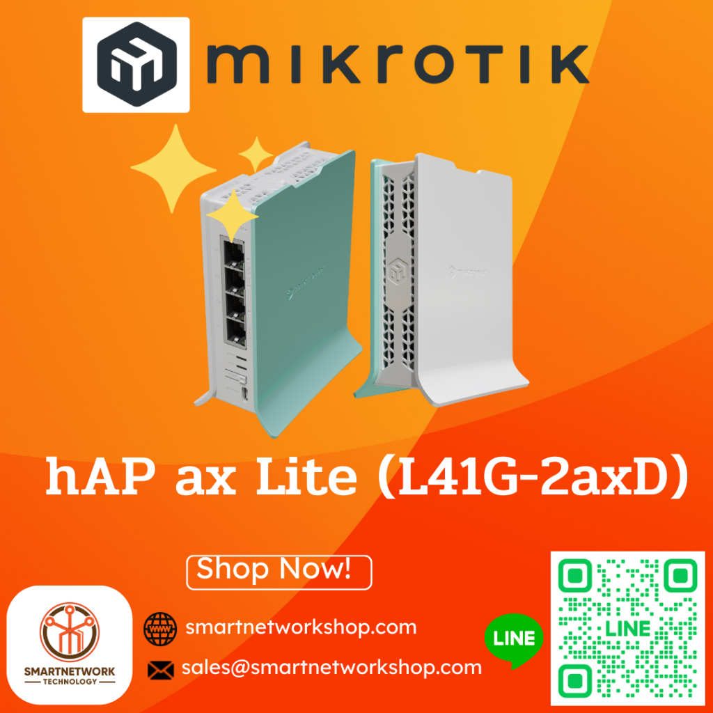 Mikrotik L41G-2axD (hAP ax lite) | Shopee Thailand