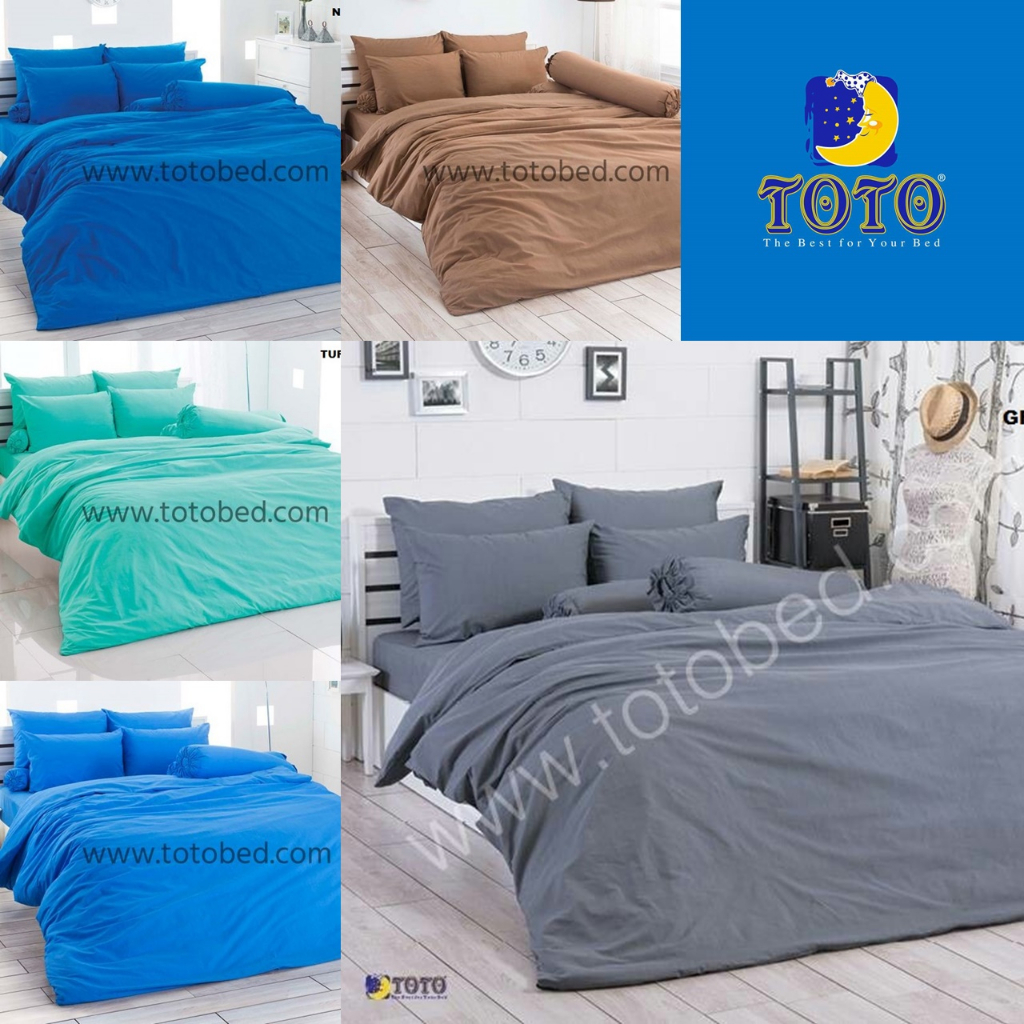 ผ้าปูที่นอน สีพื้น Palette Color/TOTO V.18 | Shopee Thailand