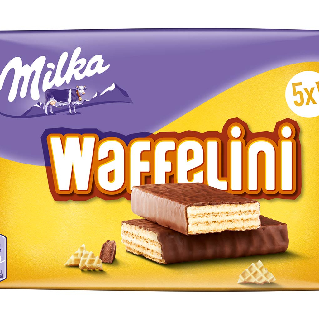 Milka Waffelini น้ำหนัก 155 กรัม 1 แพ็ค มี 5 ชิ้น สินค้านำเข้าจาก ...