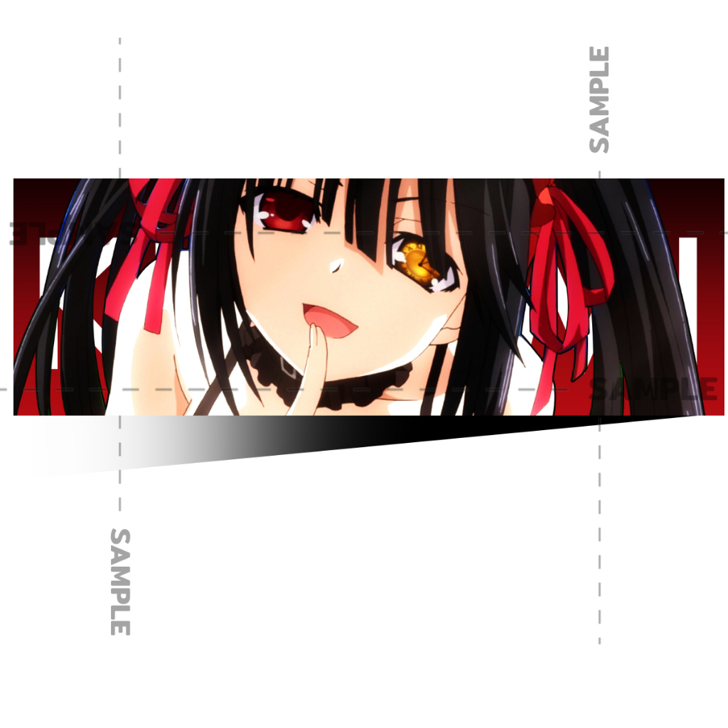 Kurumi Anime สติกเกอร์ 2 แผ่น คุรุมิ อนิเมะสติกเกอร์ Anime Stickers 2 ...