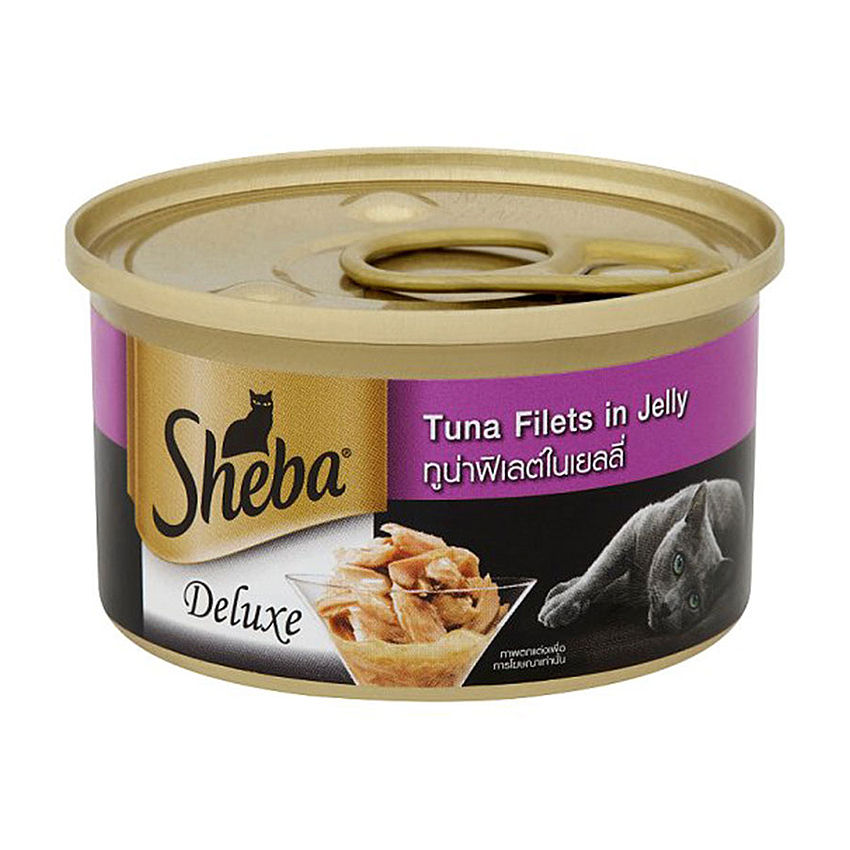 SHEBA ชีบา ดีลักซ์ อาหารสำหรับแมว ชนิดเปียก 85 กรัม | Shopee Thailand