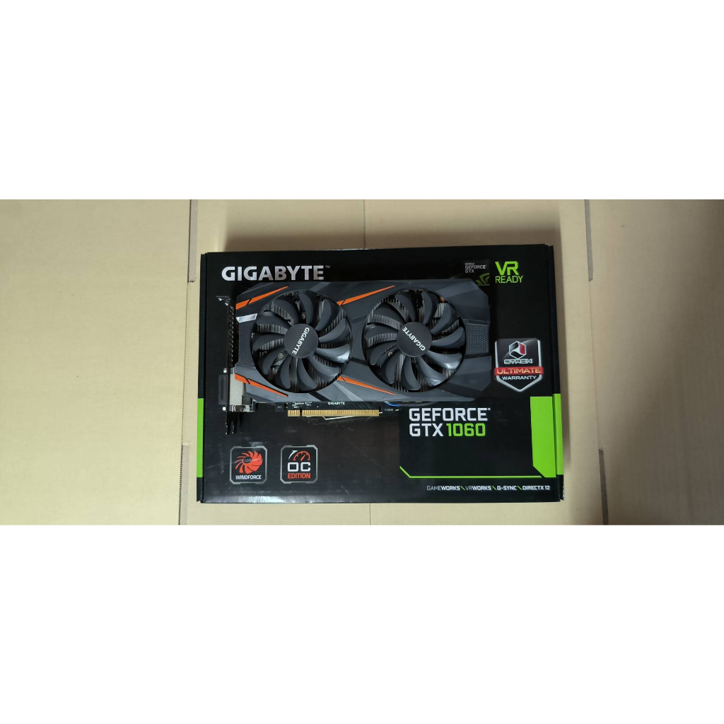 Gigabyte gtx 1060 3g มือ2 สภาพดี มีกล่องครบ | Shopee Thailand