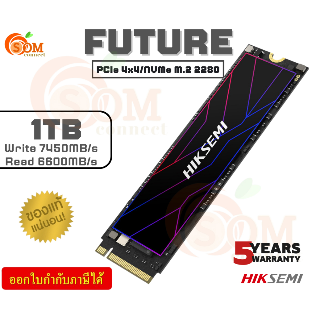 1TB SSD HIKSEMI (FUTURE) CONSUMER PCIe 4x4/NVMe M.2 2280 (HS-SSD-FUTURE ...
