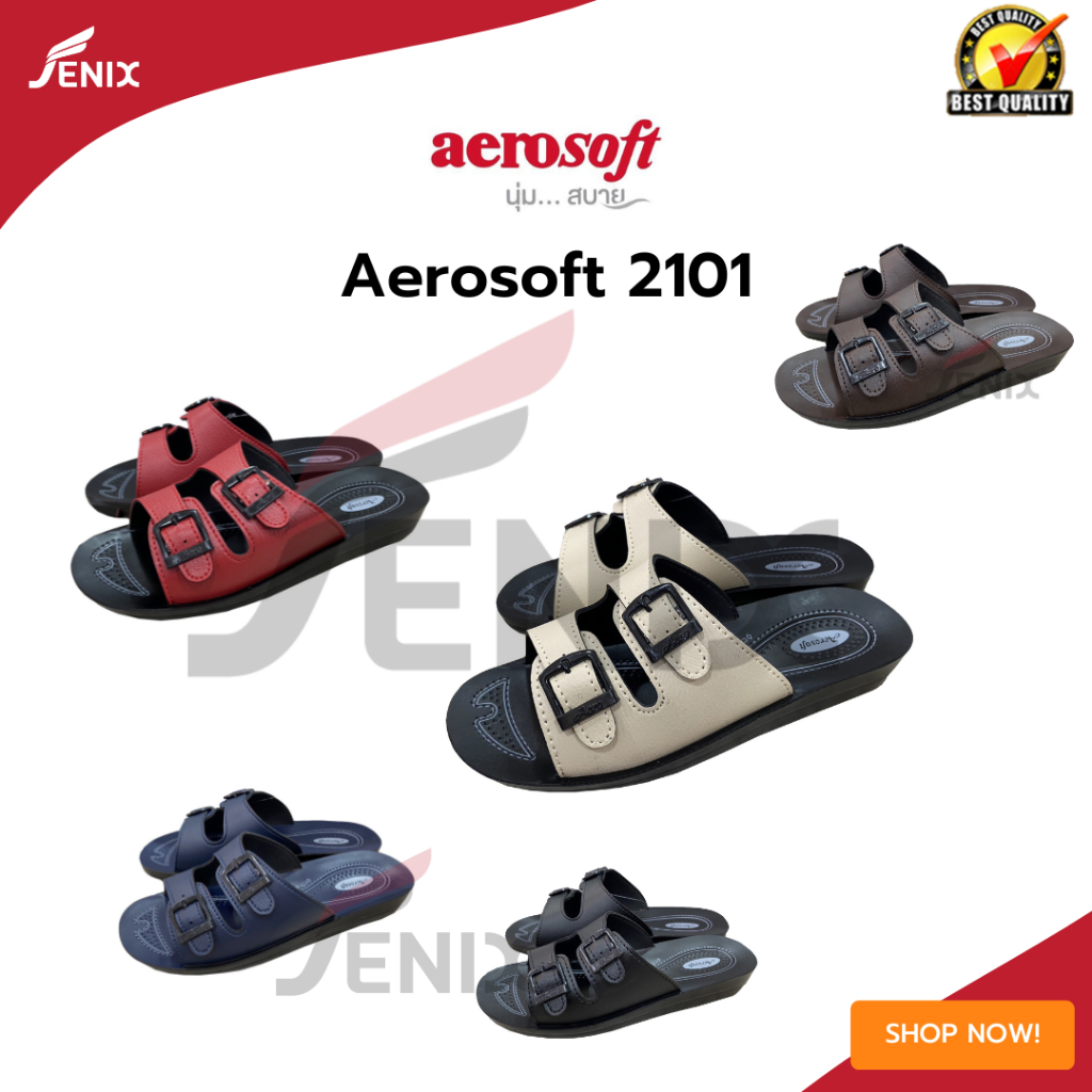 รองเท้าเเตะผู้หญิง Aerosoft 2101 | Shopee Thailand