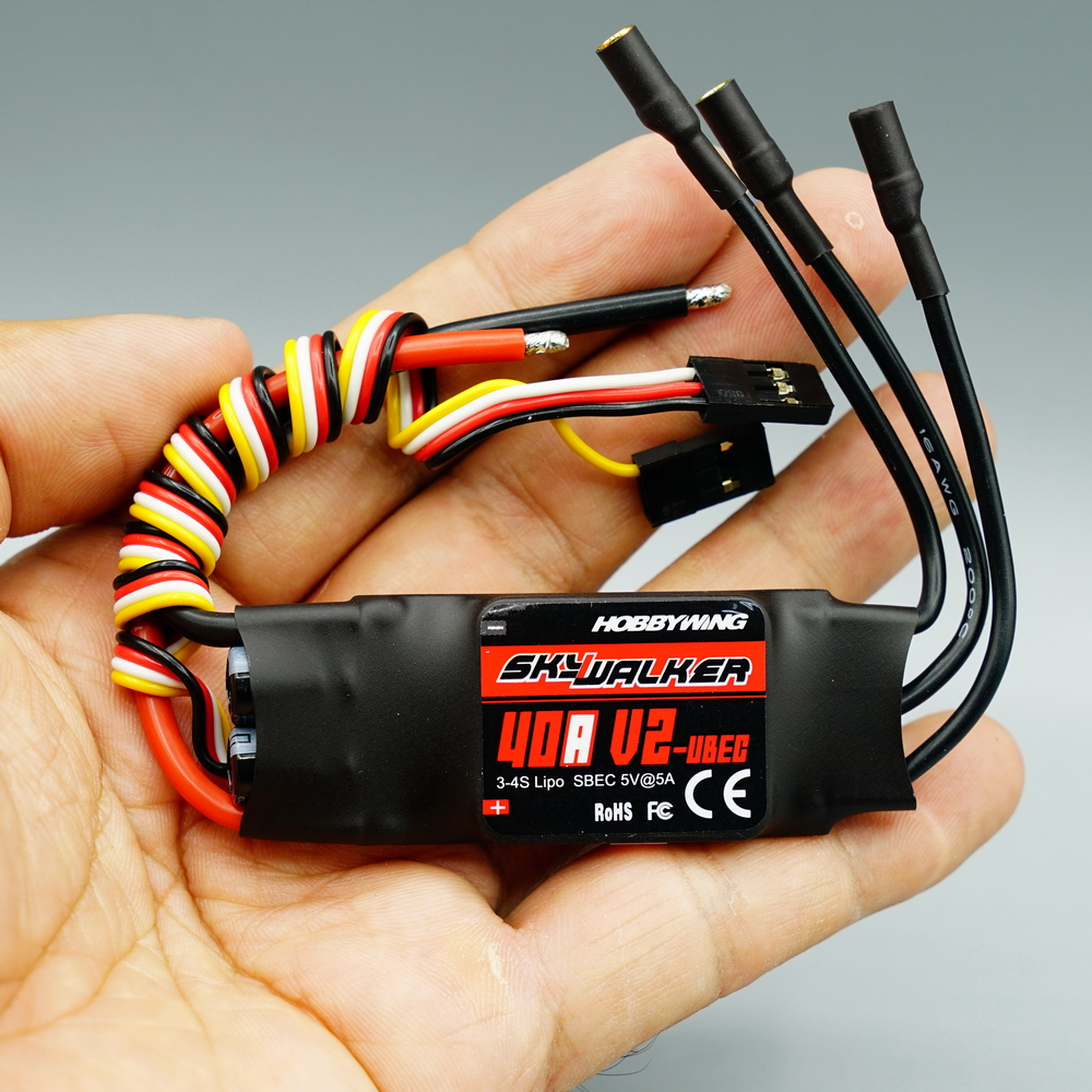 Speed (สปีด) ESC Hobbywing SKYWALKER 20-100 Amp (แท้) | Shopee Thailand