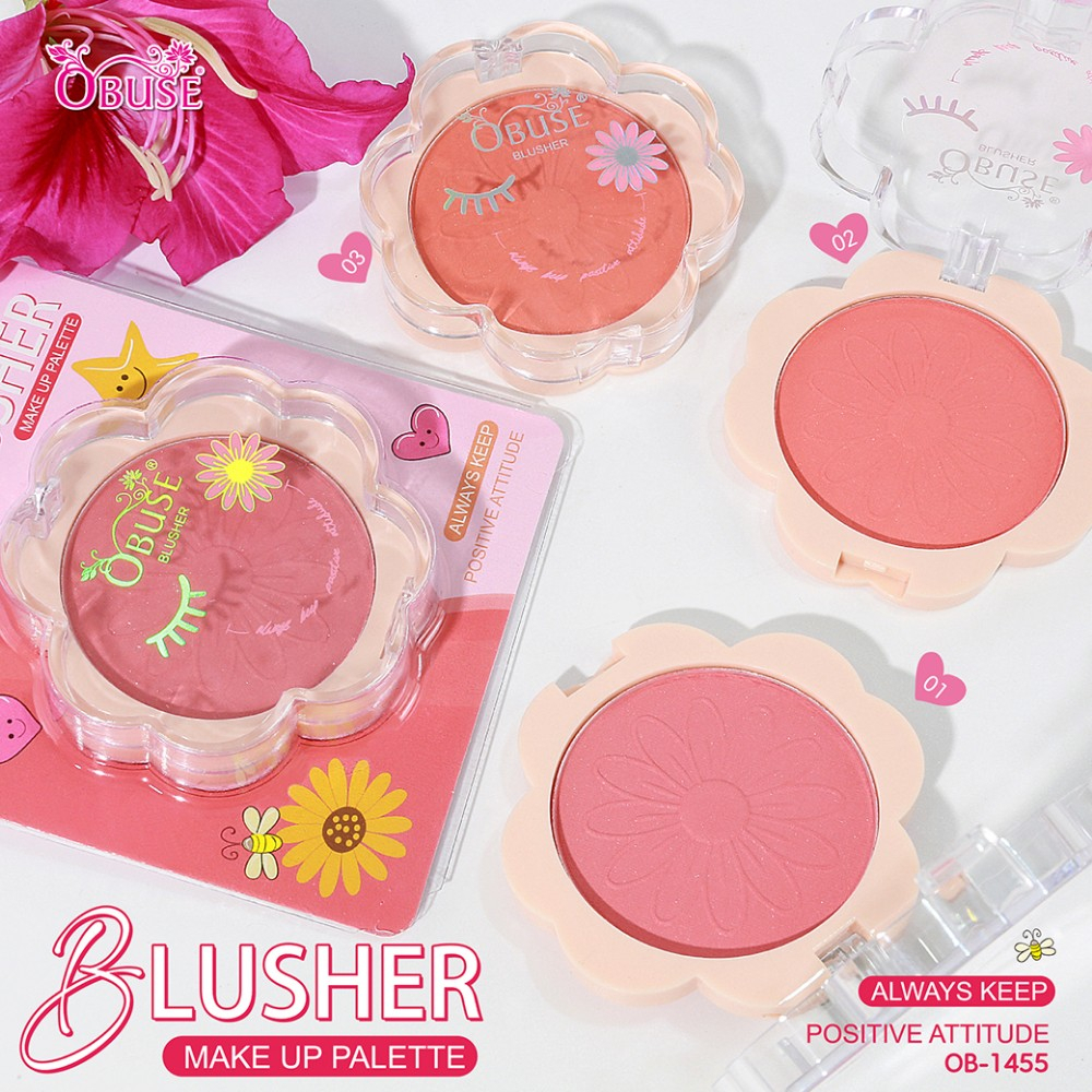 โอบิวซ์ ฟลาวเวอร์ บลัชเชอร์ 5 กรัม obuse flower blusher OB-1455 ...