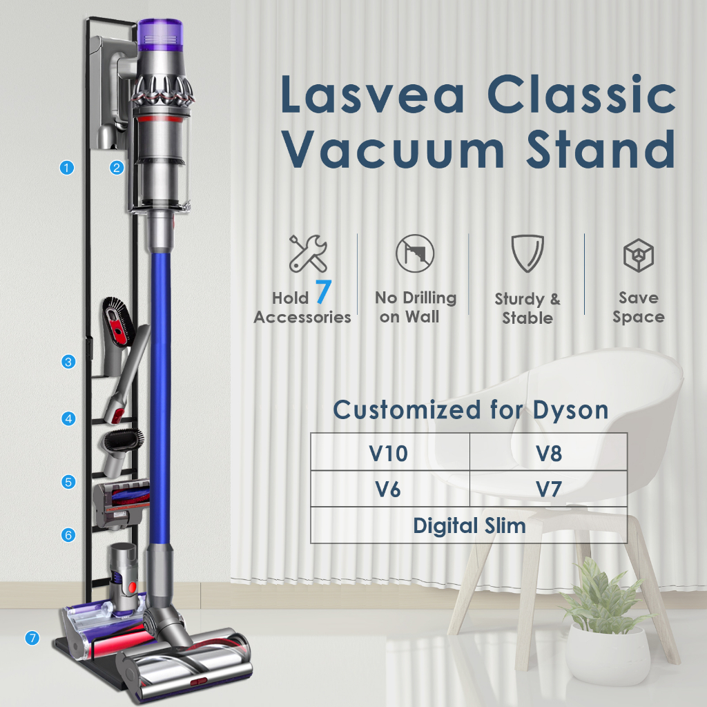 Lasvea - ขาตั้งเครื่องดูดฝุ่น V15 V12 Digital Slim V10 V8 Micro ที่วาง ...