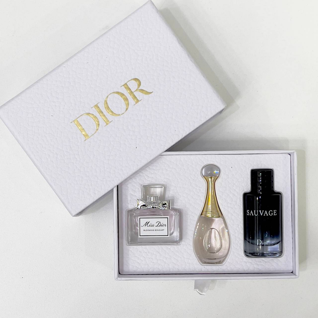 ของแท้ 100 % DIOR Perfume Set 3 Travel Size Miniature 1.Blooming ...