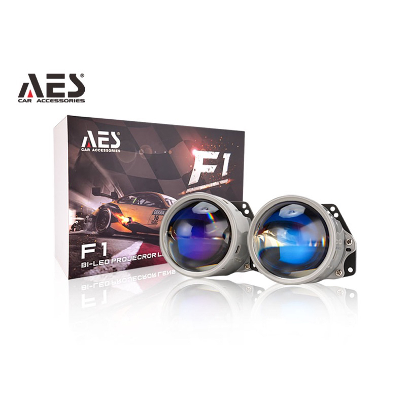 AES F1 Projector LED Lens โปรเจคเตอร์ LED 3นิ้ว Bi-LED 3” Super Bright ...