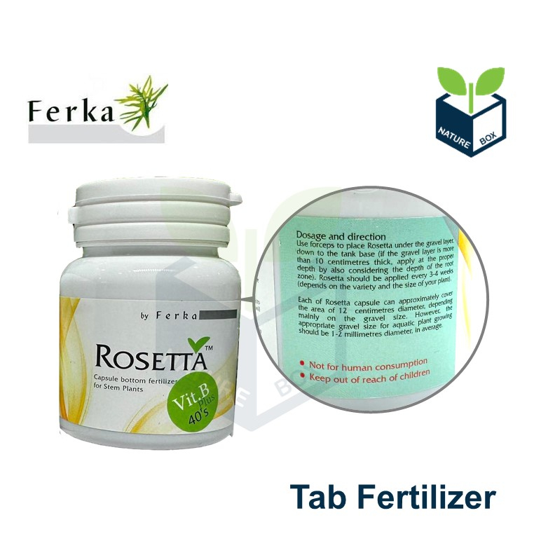 Ferka Stemma and Rosetta (Tab Fertilizer) ปุ๋ยฝัง สำหรับตู้ไม้น้ำ ...