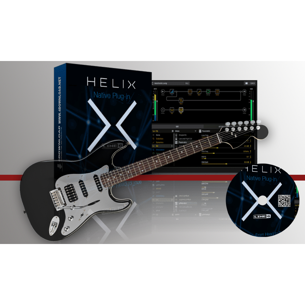 เอฟเฟกต์กีตาร์ที่ดีที่สุดในรูปแบบปลั๊กอิน Line 6 Helix Native v3.6.0 Full KeyGan ForWin ตัว ...