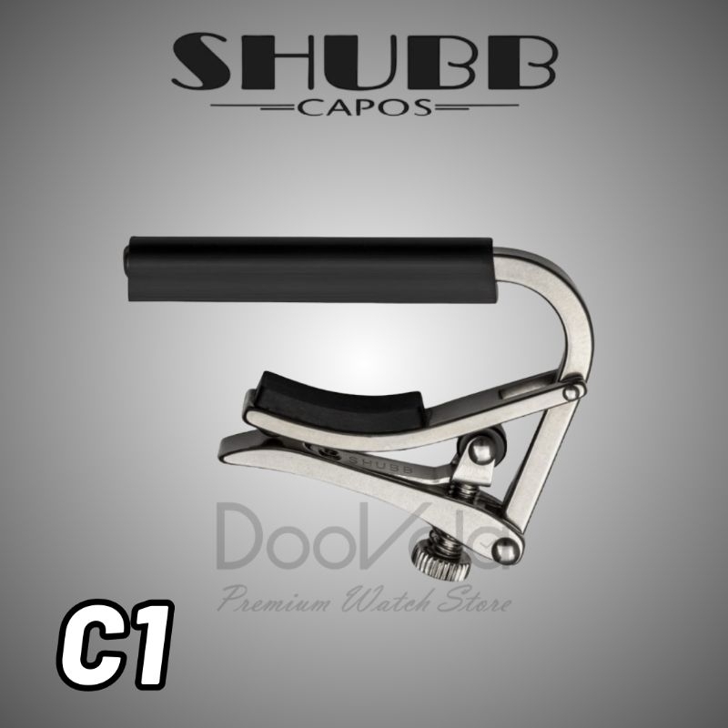 Shubb Capo C1 "Standard" คาโป้นิกเกิ้ลระบบโรลลิ่ง สำหรับกีตาร์โปร่ง กีตาร์ไฟฟ้า สินค้าแท้ พร้อม ...