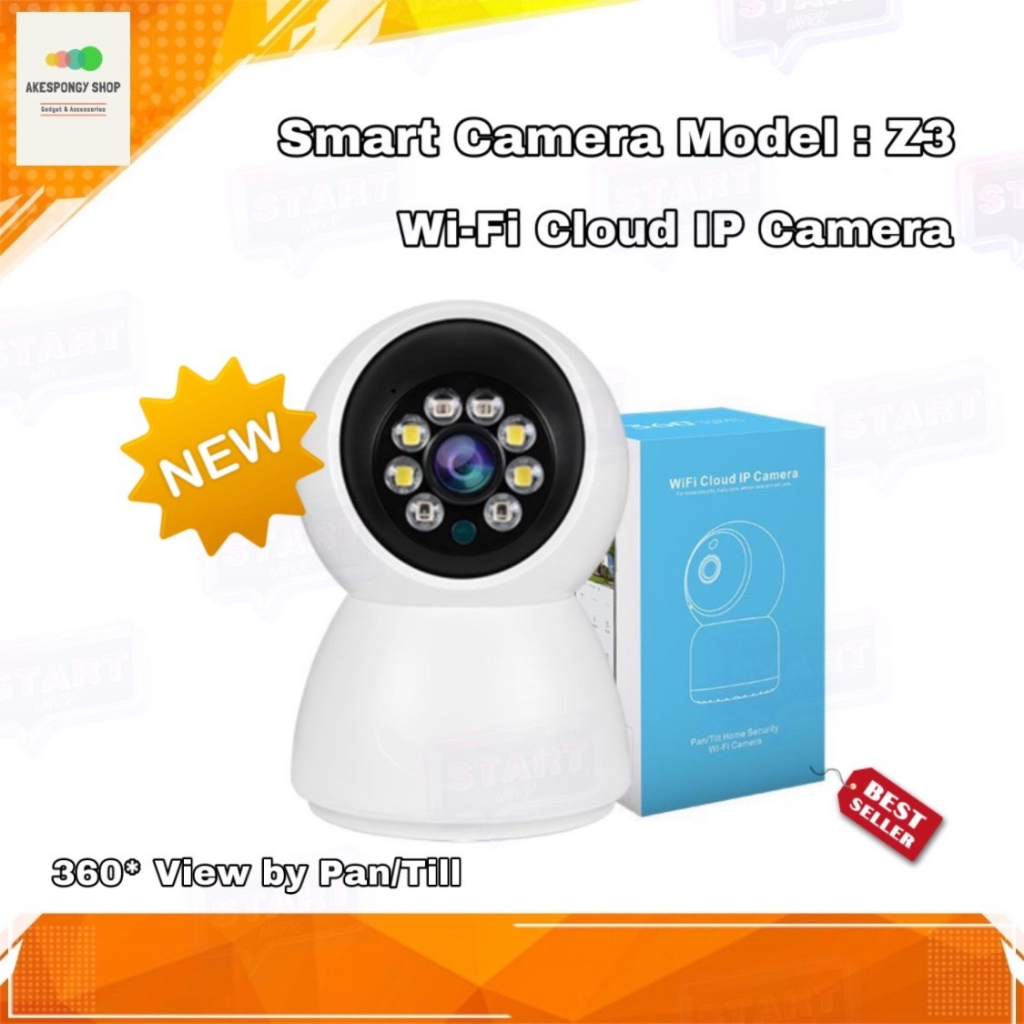 กล้องวงจรปิด กล้องวงจรปิดไร้สาย Smart Camera Wi-Fi Cloud IP Camera 360 ...