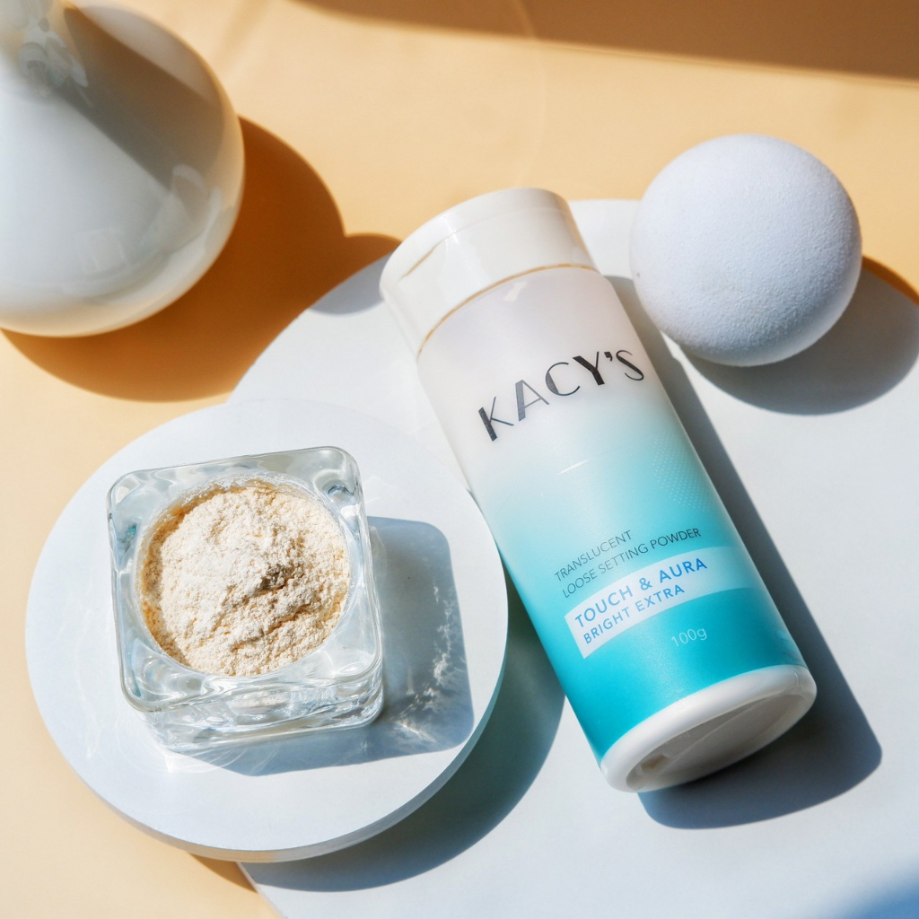 พร้อมส่ง! แป้งคุมมัน แป้งฝุ่นเคซิส คุมมัน กันเหงื่อ ไม่อุดตันรูขุมขน Kacy's | Shopee Thailand